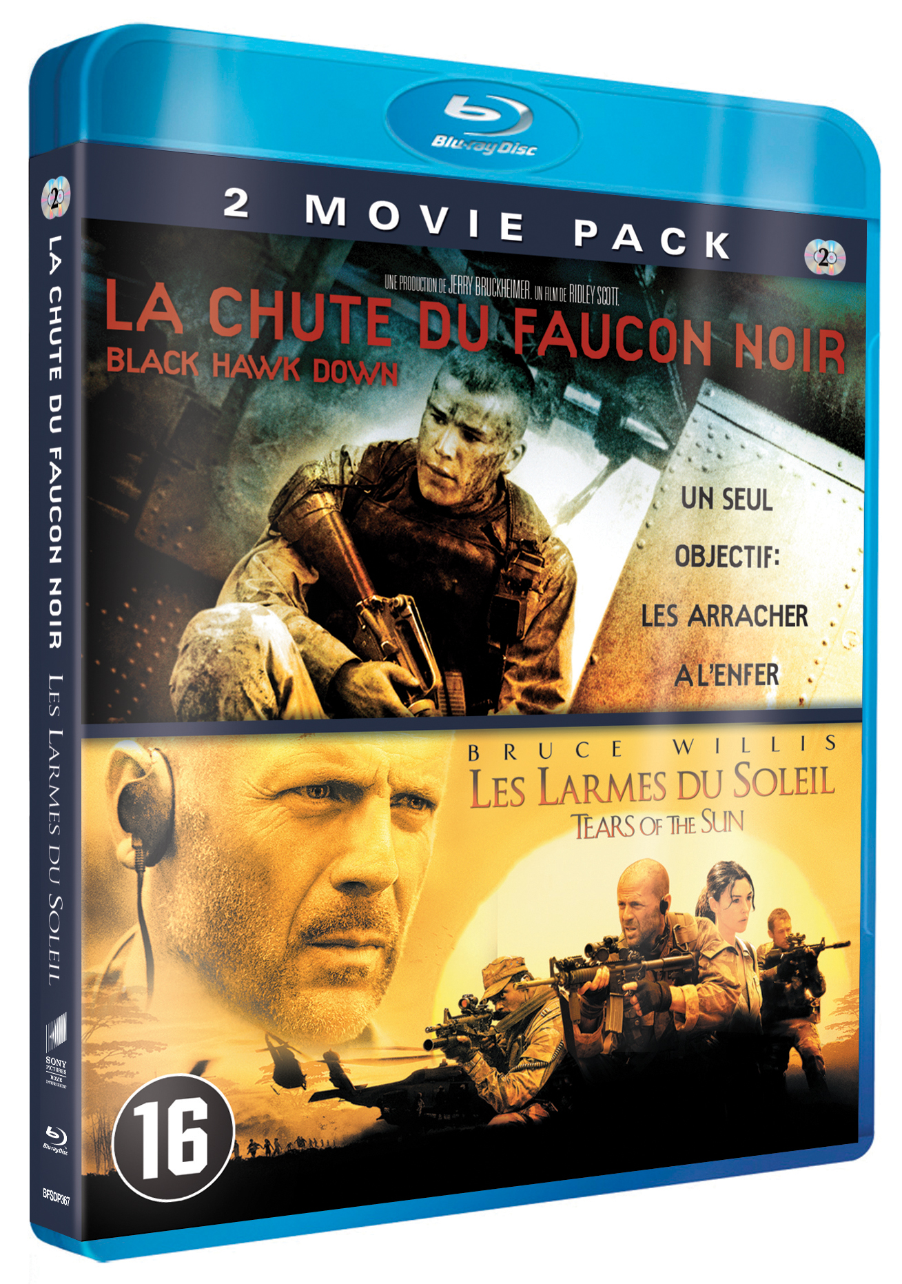 [Test Blu-ray] La Chute du Faucon Noir & Les Larmes du Soleil (Duo Pack ...